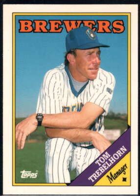 1988 Topps Tiffany #224 Tom Trebelhorn NM-MT Brewers | eBay