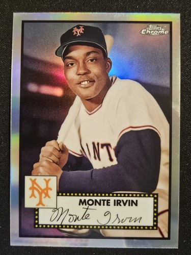 2021 Topps Chrome Platinum Anniversary - Monte Irvin #644 Refractor for ...
