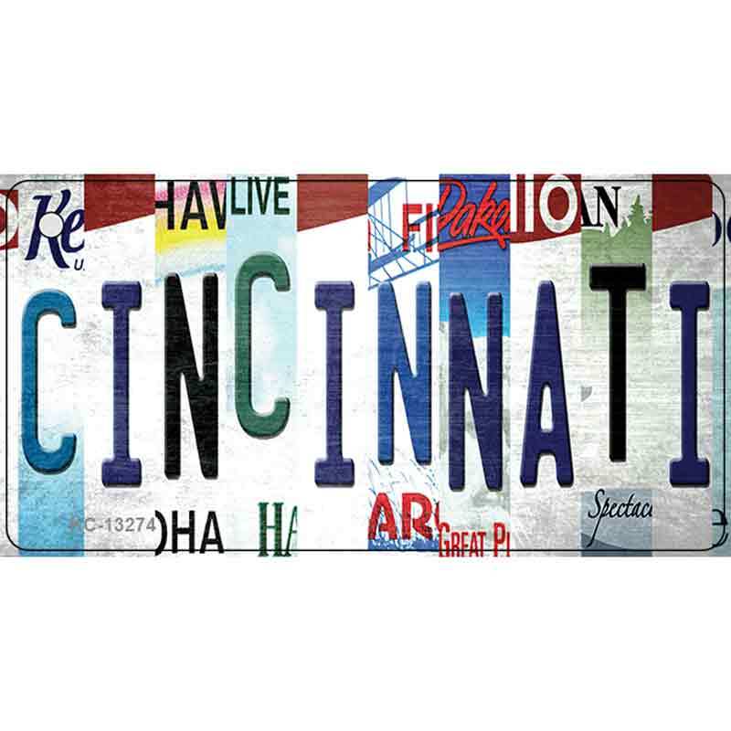 Cincinnati Strip Art Novelty Metal Key Chain KC-13274 | eBay