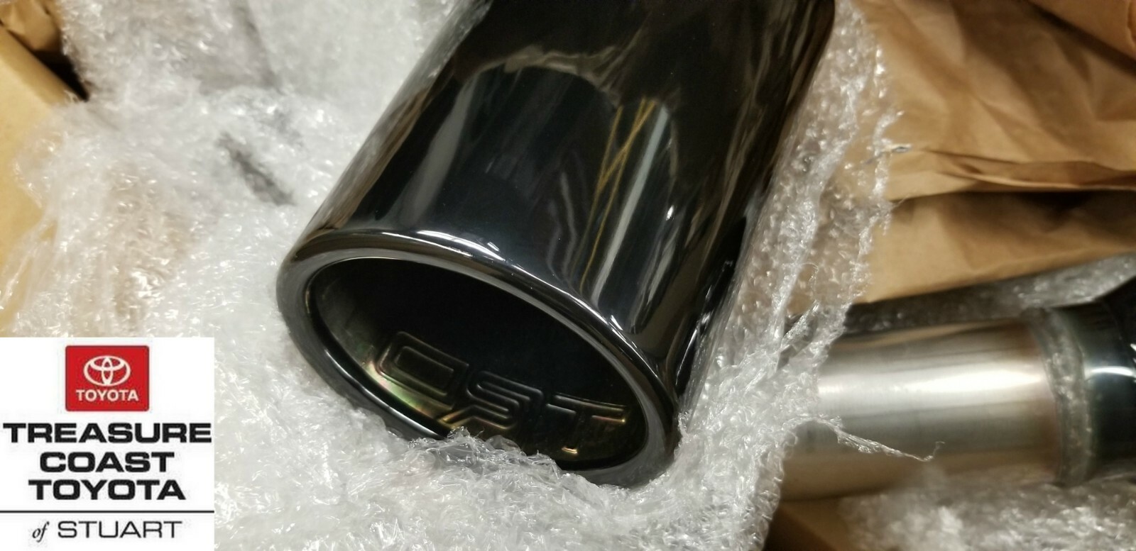 NEW OEM TOYOTA TUNDRA TRD PERFORMANCE DUAL EXHAUST W/ BLACK CHROME ...