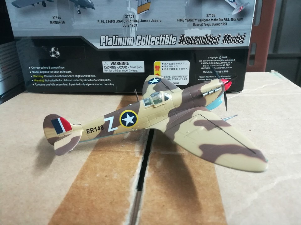 Easy Model 1/72 USAF Spitfire Mk V/TROP 2FS 1943 #37219 | eBay