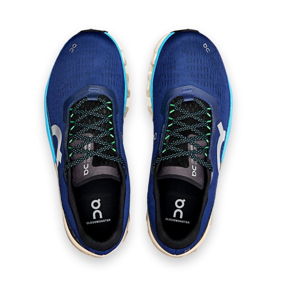ON Cloudmonster 2 Men's Blue Light Running Sport Sneakers 3ME10122903 ...