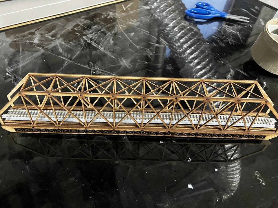 13” Long Z Scale Truss Bridge Laser Cut Kit New | eBay