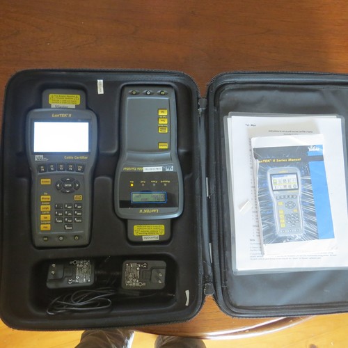 Ideal LanTEK II Cable Certifier Tester 350 MHz CAT5a CAT6 CAT6a LAN ...