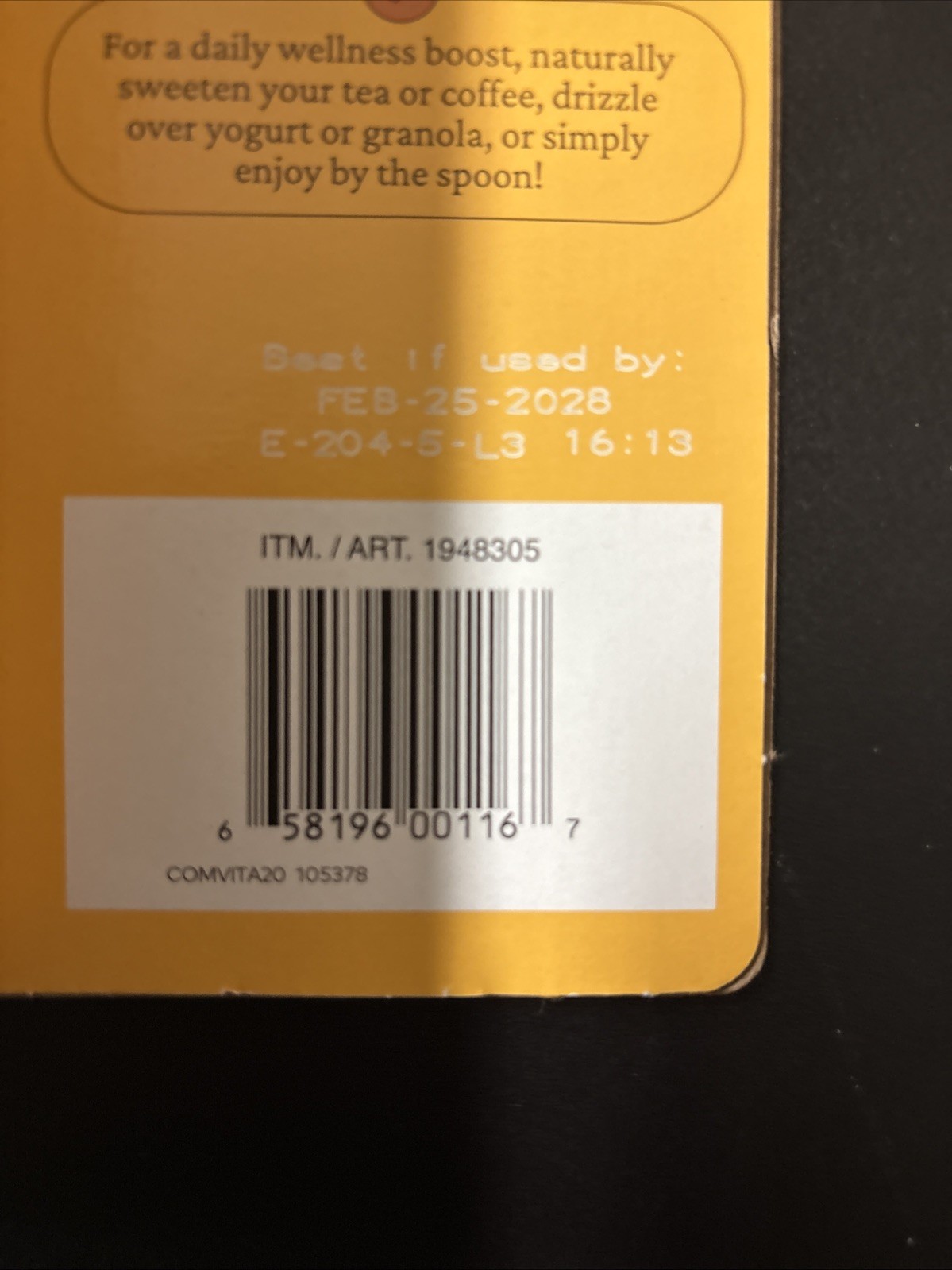 Comvita Raw & Wild New Zealand Manuka Honey Certified UMF 12+ MGO 354 ...