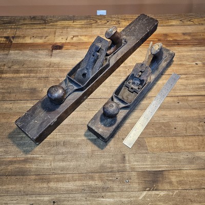 Rare ANTIQUE STANLEY Transitional Planes • BENCH Hand Plane WOODWORKING ...
