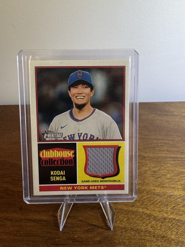 2025 Topps Heritage High Number Kodai Senga Relic MEM #CCR-KS Mets | eBay