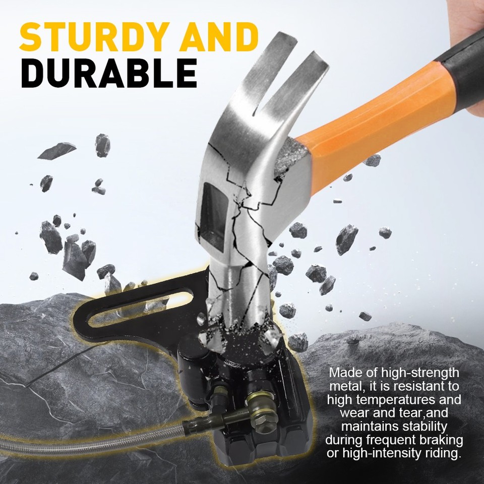 1x Brake Caliper Fit Dirt Pit Bike ATV 110/125/140cc High-Quality ...