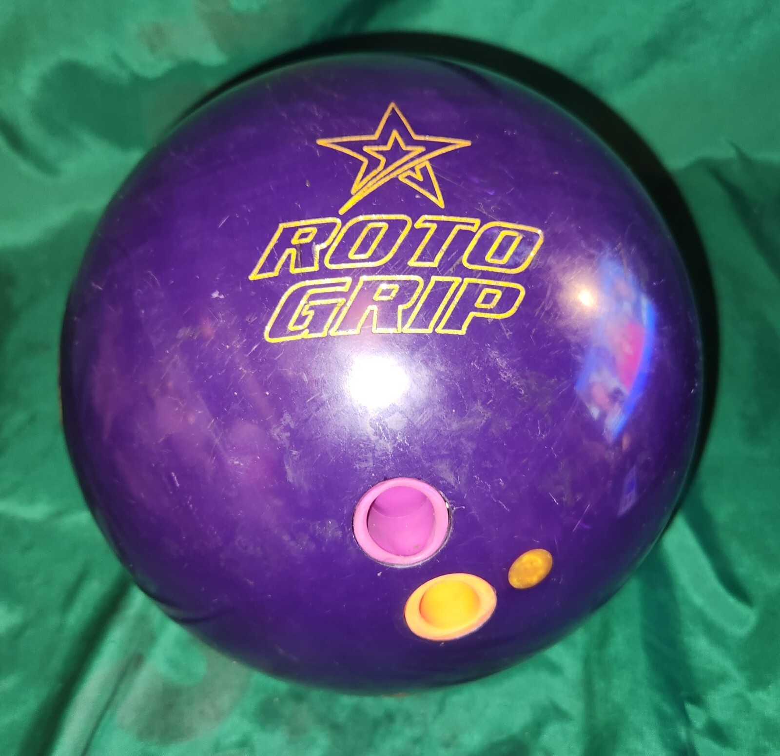 Roto Grip Hustle Rip Bowling Ball 15 lbs Preowned Span 4 Inches | eBay