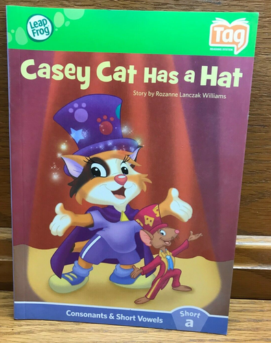 Leap Frog Tag Casey Cat Has a Hat Consonants & Short Vowels Short a ...