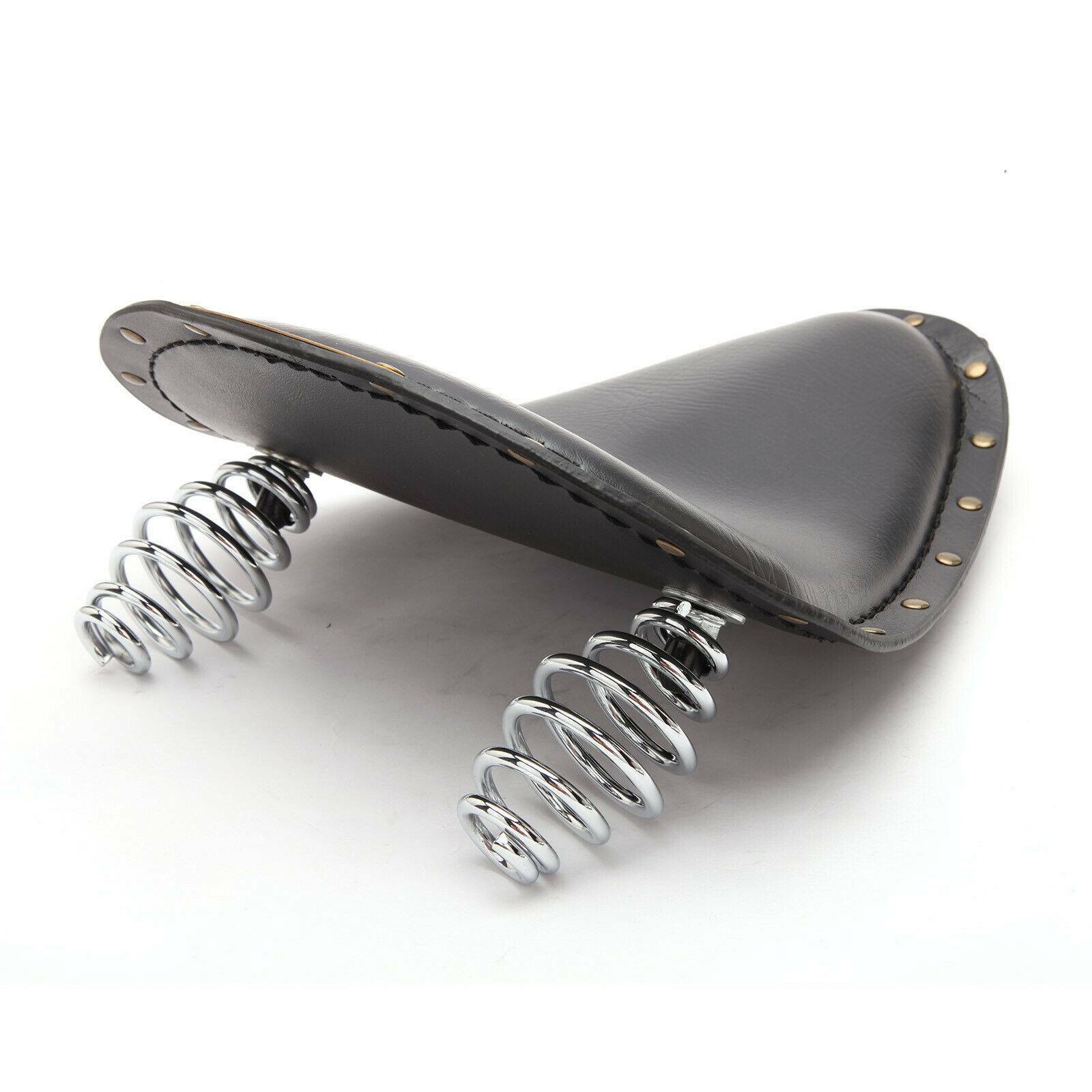Motorcycle Bobber Solo Seat Spring Base Leather For Harley Electra ...