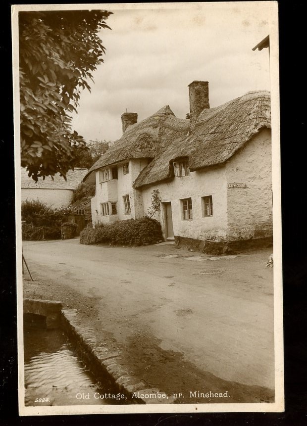 Somerset Minehead ALCOMBE Cottage used 1936 RP PPC | eBay UK