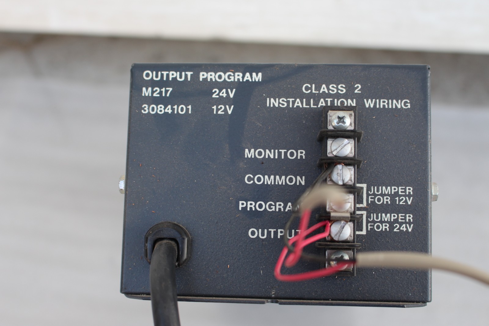 Executone 24V Class 2 Power Supply subassembly M217/4101 TYCO M2174101 ...