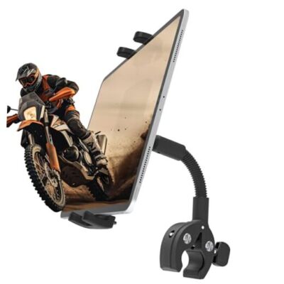 Motorcycle Tablet Holder, Bike Handlebar Tablet Mount with Gooseneck | eBay