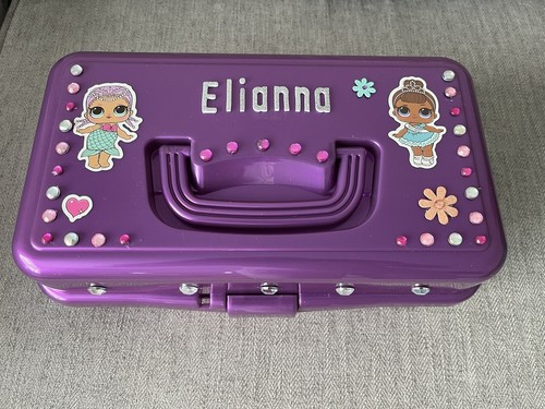 LOL Surprise Doll Purple Metallic Storage Box Carry case Christmas Gift ...