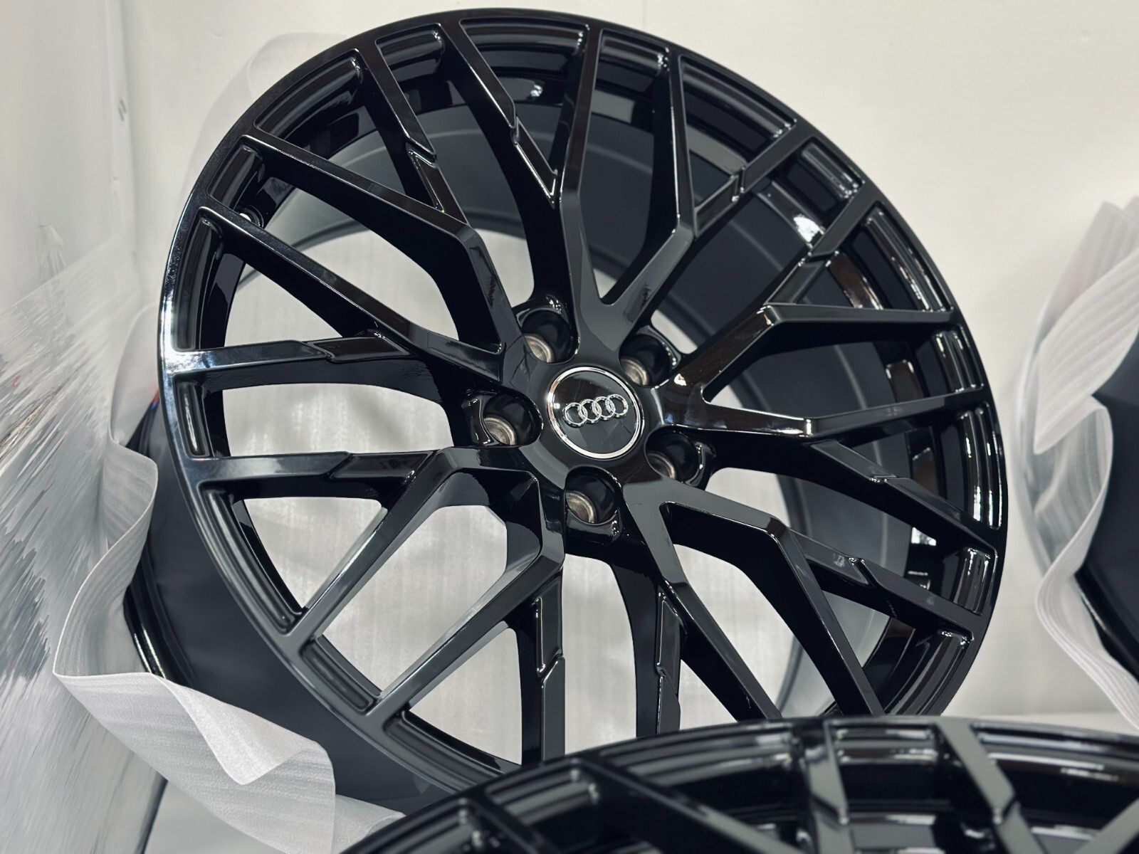 4 NEW 19" Black Wheels Rims Fits: Audi A4 S4 A5 S5 A6 A7 S7 Q3 Q4 Q5 ...