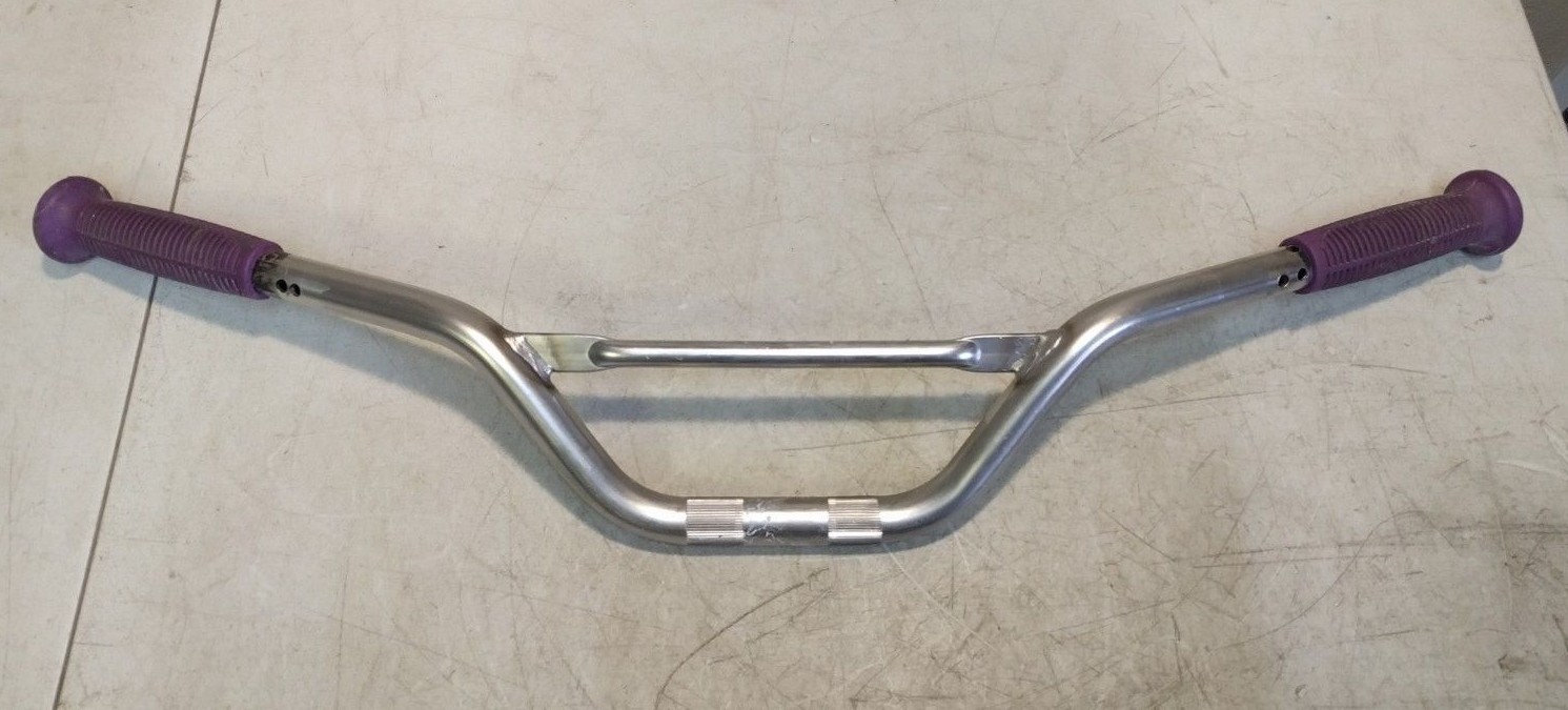 Polaris Stainless Steel Jet Ski Watercraft Handlebars with Purple Grips ...