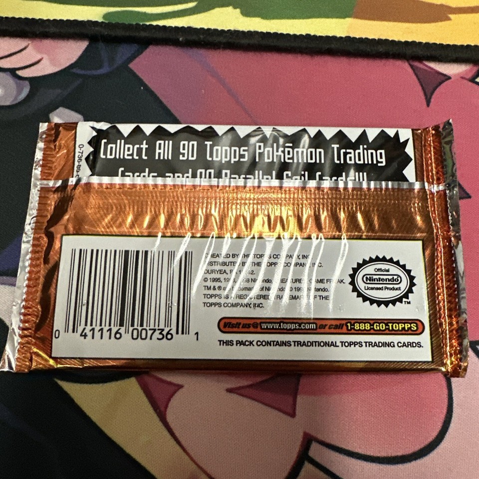 1999 Topps TV Animation Series 1 Factory Sealed Booster Pack Blue Logo ...