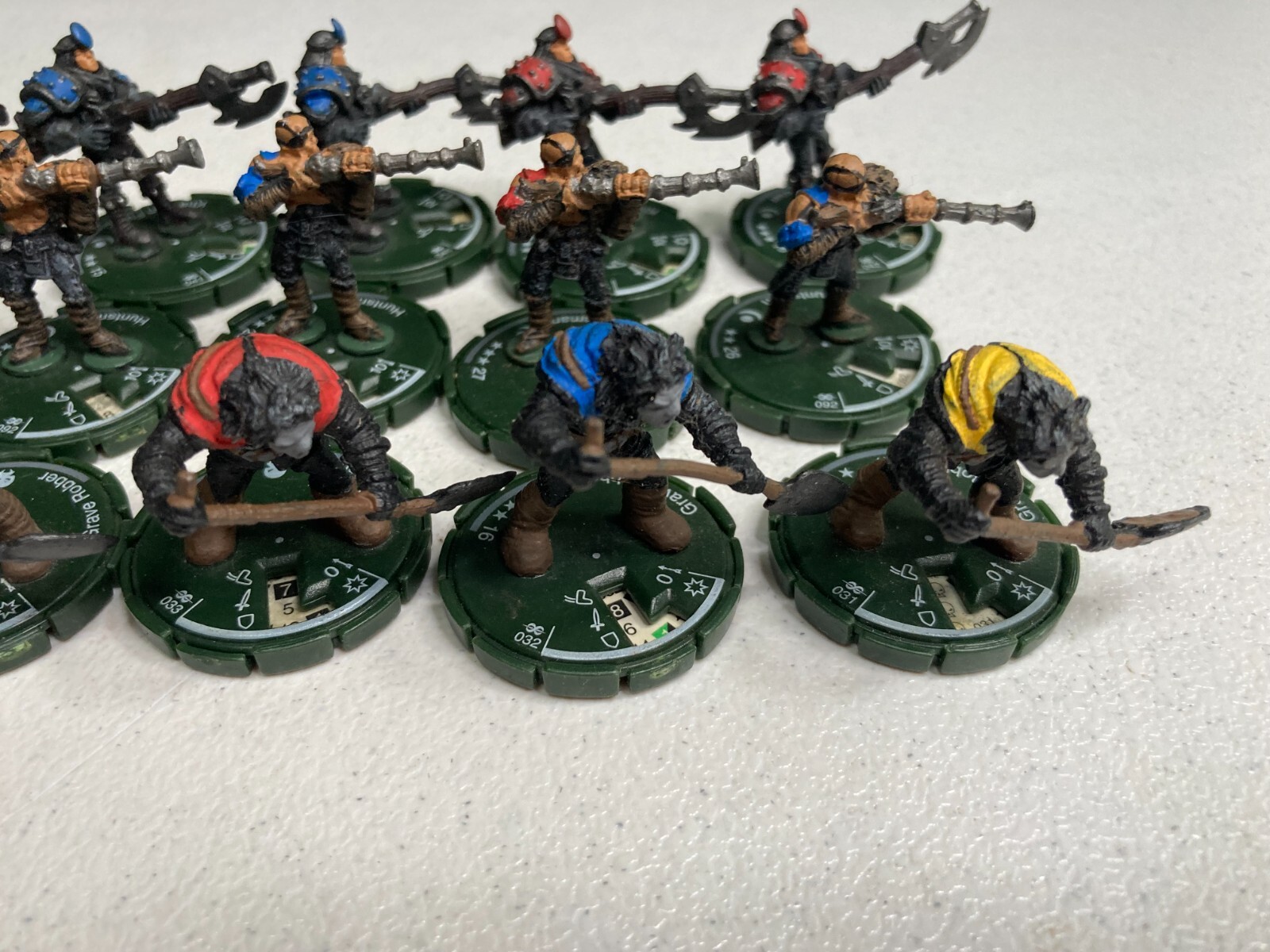 Mage Knights Miniature Lot of 15 MKR Wizkids RPG Grave Robber Huntsman ...