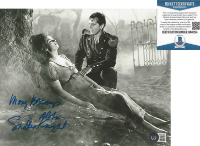SANDRA KNIGHT SIGNED 'THE TERROR' 8x10 MOVIE PHOTO B ACTRESS BECKETT ...
