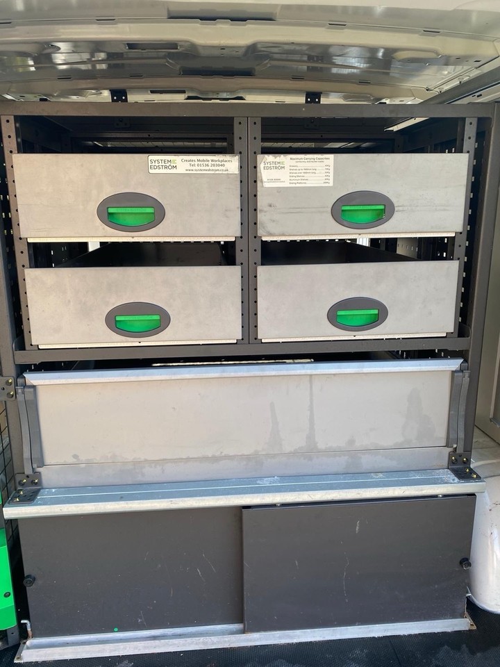 Edstrom Van Racking System Cage And Draws Excellent Condition | eBay UK