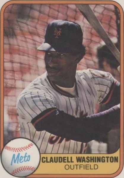 1981 Fleer - #329 Claudell Washington for sale online | eBay
