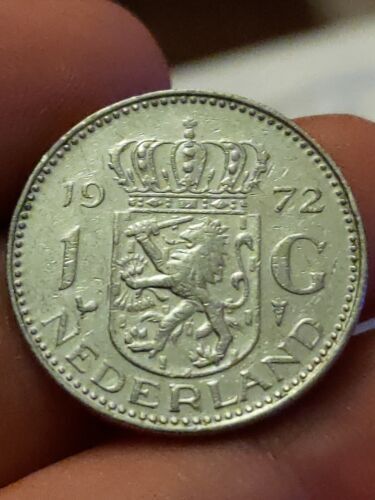 Netherlands Juliana coins 1 GULDEN 1G 1972 Nederland Kayihan coins T30 ...