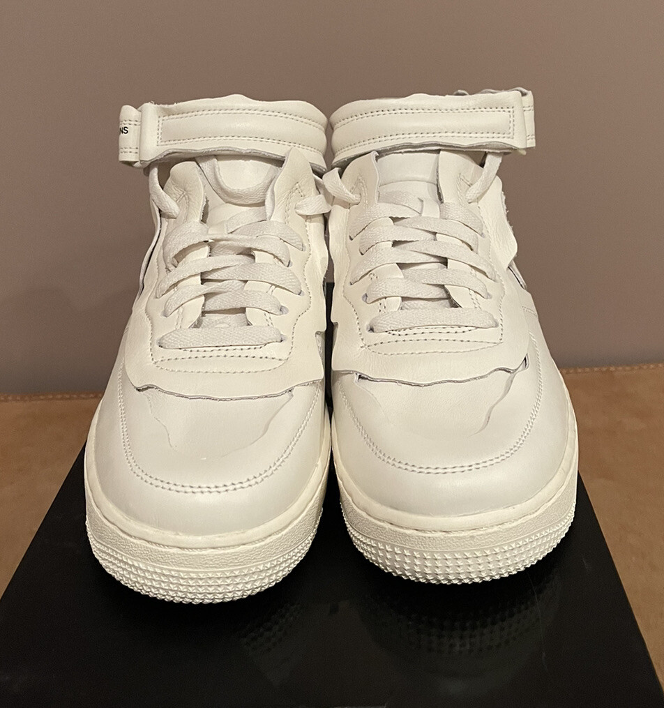 Nike Air Force 1 Mid x Comme des Garcons Triple White CDG Nike Air Force 1 Mid x Comme des Garcons Triple White CDG