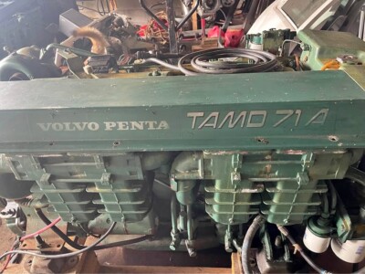 PAIR TAMD71A Marine Diesel Engines with Gears | eBay