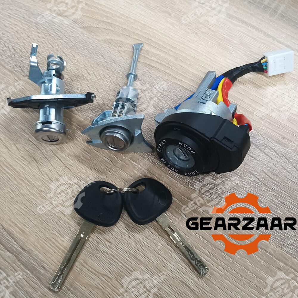 1 SET Lock Cylinder Kit For Hyundai Sonata 2009-2014 Key Ignition Start ...