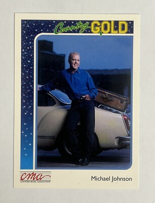 1992 Michael Johnson 22 Sterling Cards Country Gold Trading Card TC CC ...
