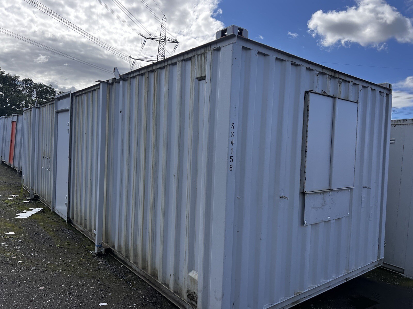 32ft Anti Vandal Site Office Cabin Container Welfare Block, Canteen ...