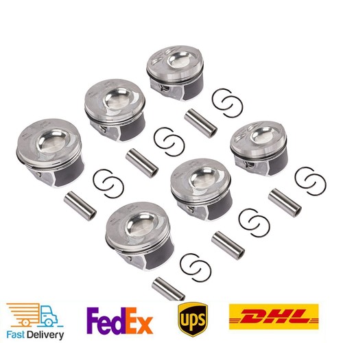 6x Pistons Rings Set For Audi Q7 VW Passat Touareg CC VR6 3.6L Engine ...