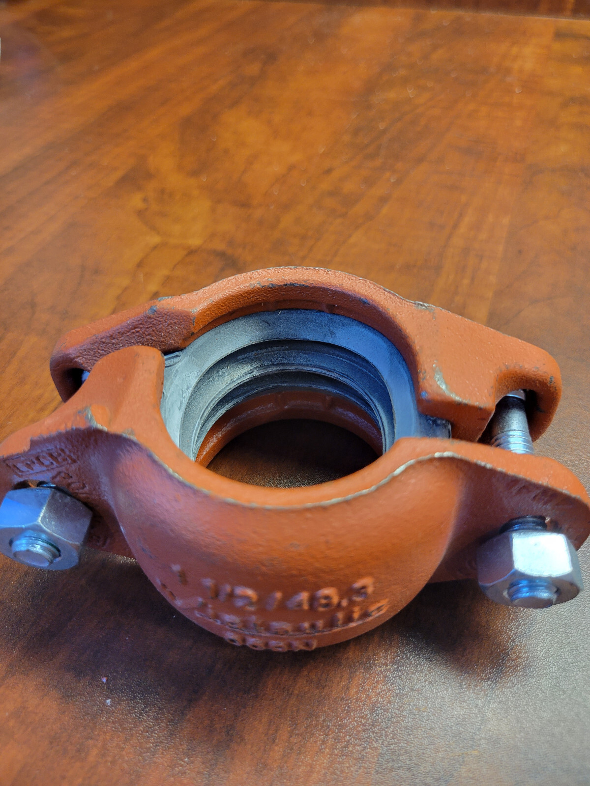 1-1/2" Victaulic FireLock EZ Grooved Pipe Coupling Style 009N Orange 1 ...