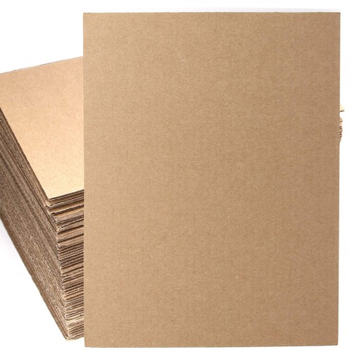 50 PCS 11 x 8.5 Inch Corrugated Cardboard Sheets, Single Wall Cardboard ...