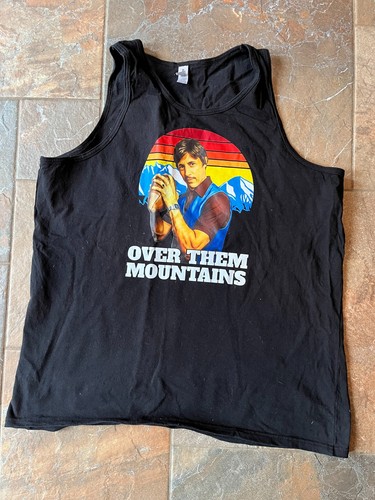 Uncle Rico T-shirt Napoleon Dynamite Over Them Mountains Gildan Black ...