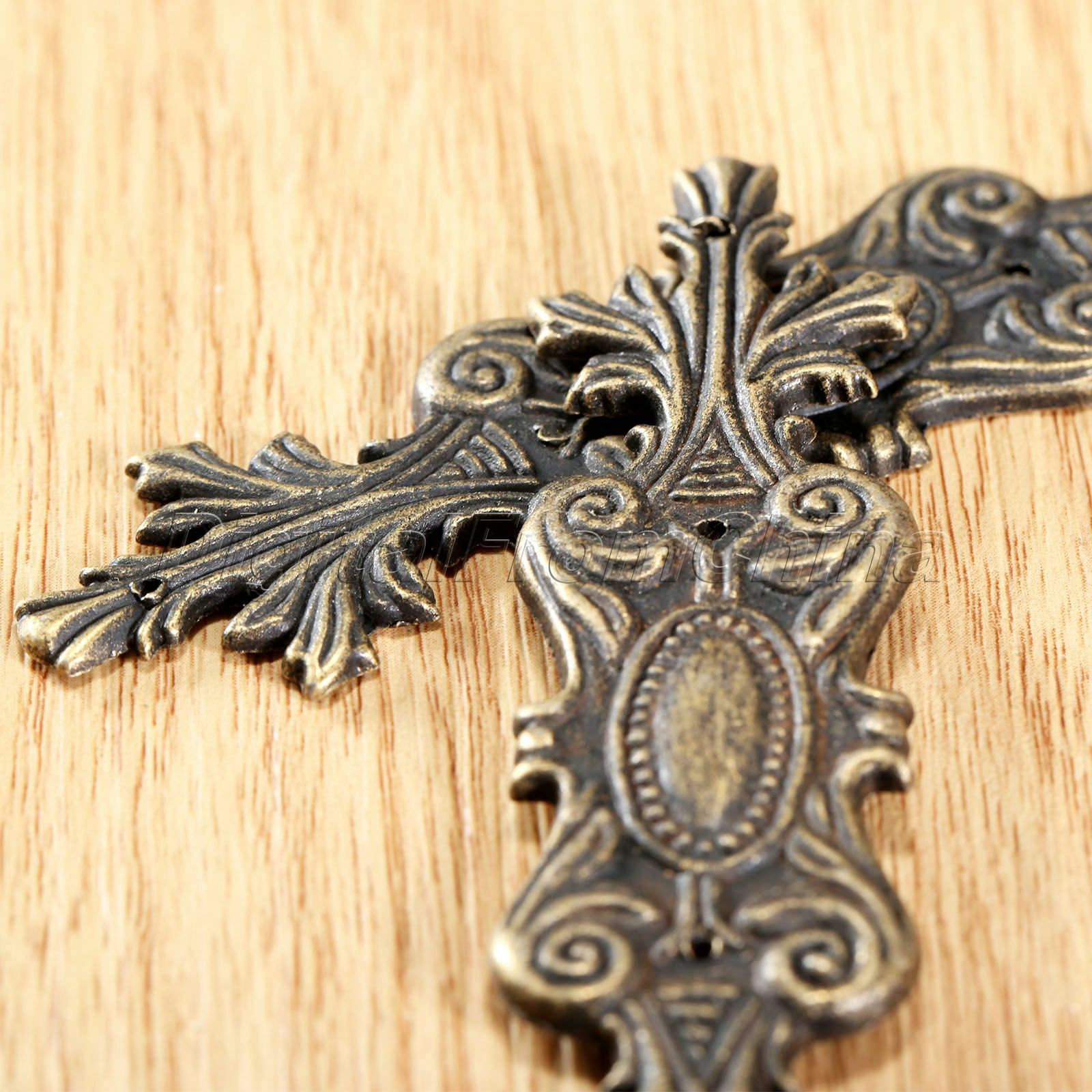 2/6/10pcs Retro Metal Jewelry Box Wooden Case Chest Corner Bracket ...