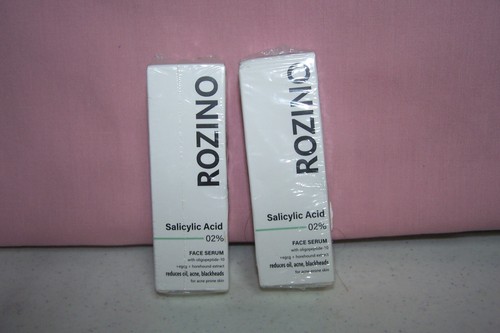 (2) Rozino Anti Aging Salicylic Acid 2% Face Serum NEW in Box Exp. 07 ...