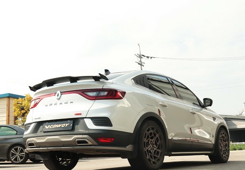 Carbon Wrapping Rear Trunk Wing GT Lip Spoiler (Fits 2019-2022 Renault ...