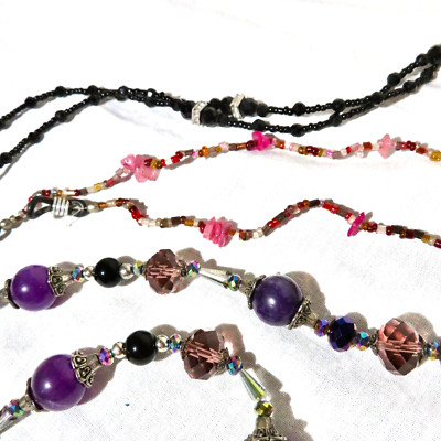 Lot of 3 preowned Eyeglass Chain Eyewear beaded retainers | eBay