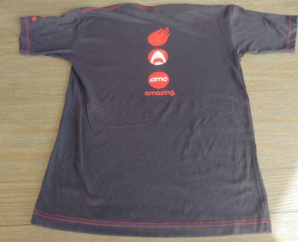 AMC THEATRE Adult Medium shirt 100% polyester | eBay