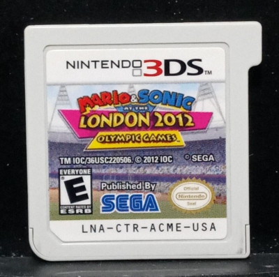 Nintendo 3DS Mario & Sonic London 2012 Olympic Games SEGA TESTED US ...