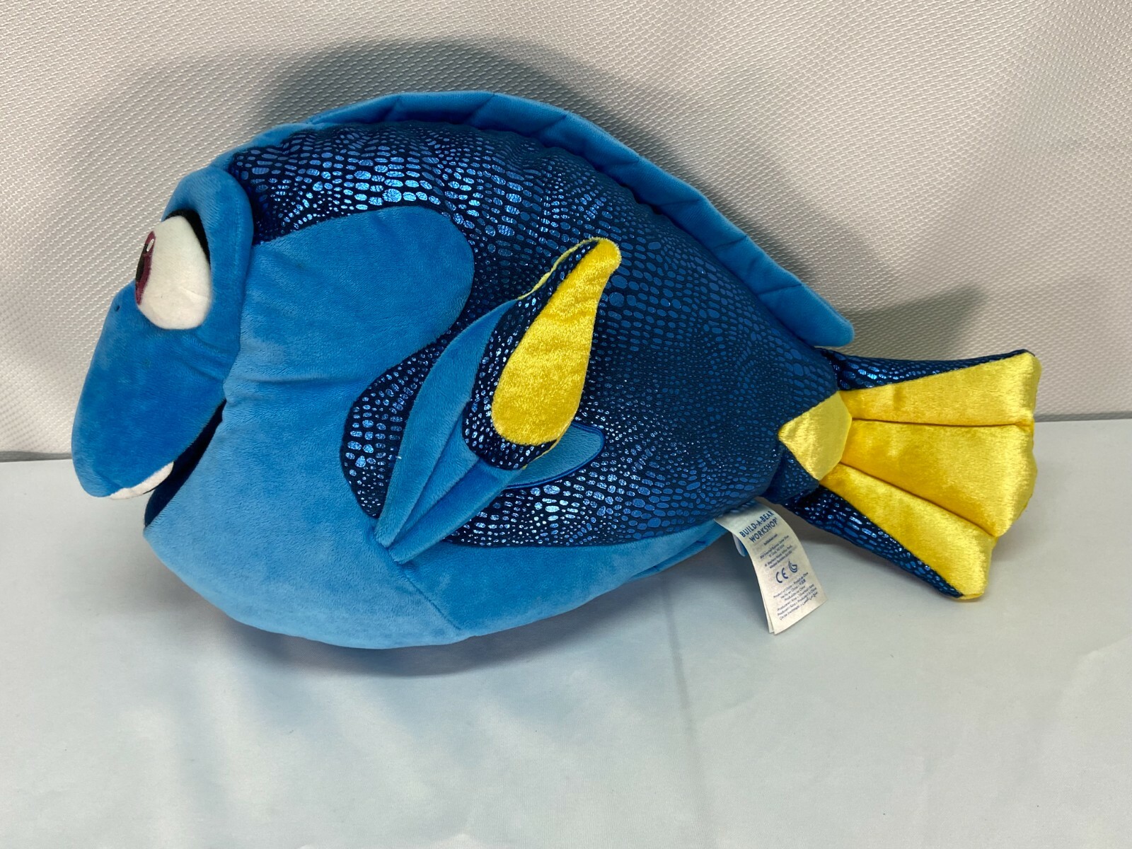 BUILD A BEAR Workshop FINDING DORY 18” Blue Fish Plush Stuffed Tang ...