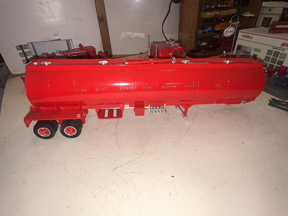 Vintage Custom Built AMT Chevy Titan 90 Semi Fire Truck & Tanker ...