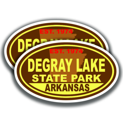 DEGRAY LAKE STATE PARK DECALs 2 Stickers Arkansas Bogo Car Window | eBay