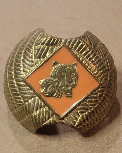 Vintage Boy Scouts of America BSA Tiger Bolo Neckerchief Clip Scarf ...