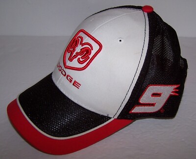 Dodge #9 Kasey Khane Hat Baseball Cap RED/BLACK/WHITE Adult O/S | eBay