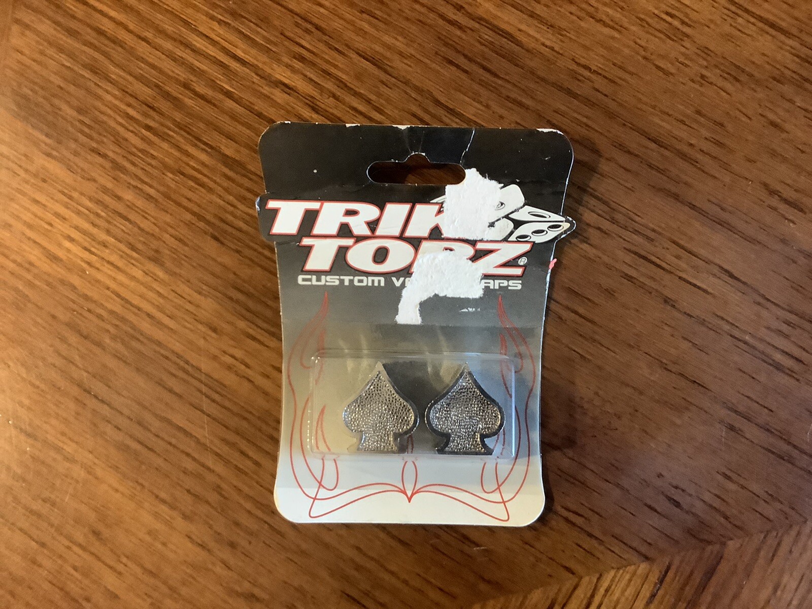 trik topz bmx valve stem caps Old School nos schrader valve Spade ...