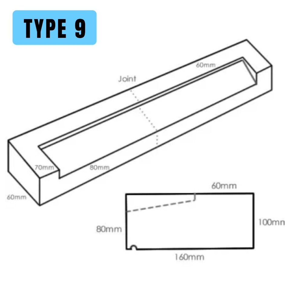 Cast Stone Window Sill Stooled and Non-Stooled Slips | eBay UK