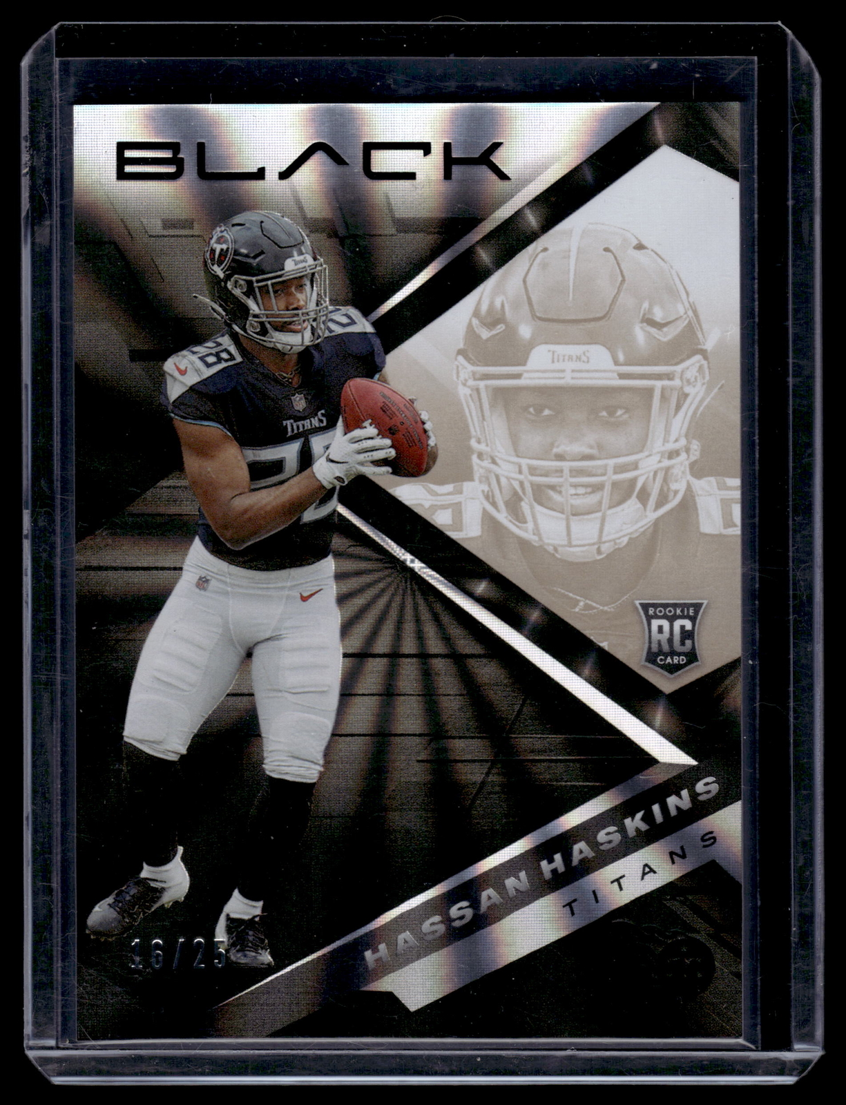 Hassan Haskins 2022 Panini Black Rookie Card 16/25 #137 | eBay